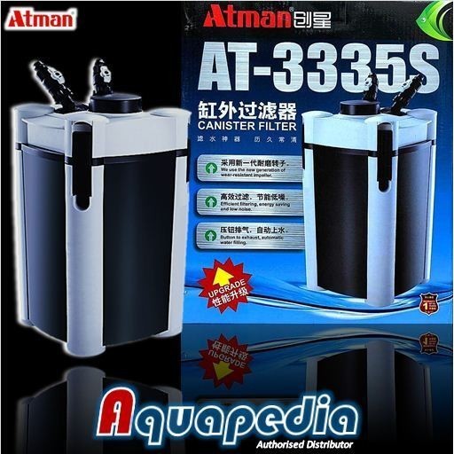 Jual Atman AT-3335S New Aquarium External Canister Filter | Shopee ...