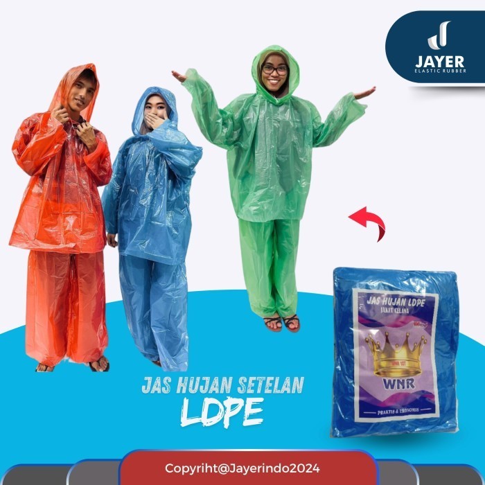 Jual Jas Hujan Plastik LDPE Setelan Dewasa Jaket celana 1 pasang | Shopee Indonesia
