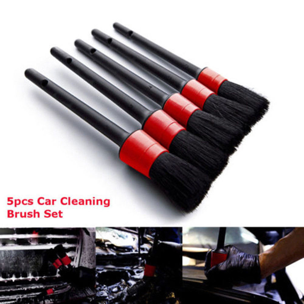 Jual Pembersih Interior Mobil Kuas Cuci Motor Brush Detailing Set 5 PCS ...