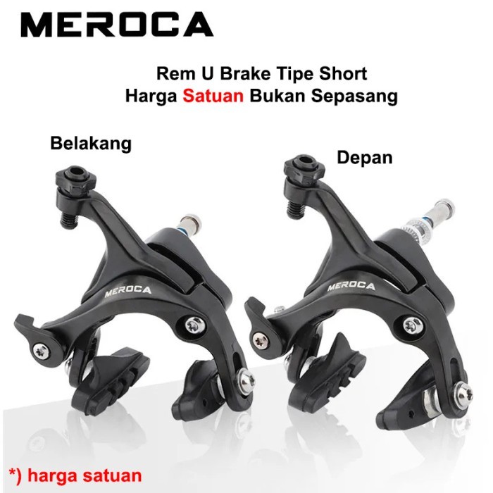 Jual Meroca Rem Sepeda U Brake Double Pivot Short Seperti Shimano 105 ...