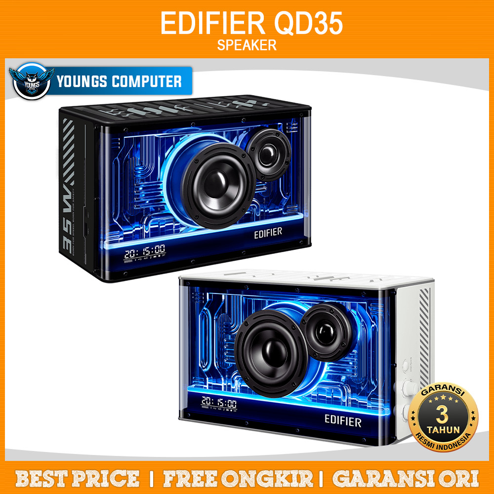 Jual TABLETOP SPEAKER EDIFIER QD35 Bluetooth 40W RMS with GaN charger ...