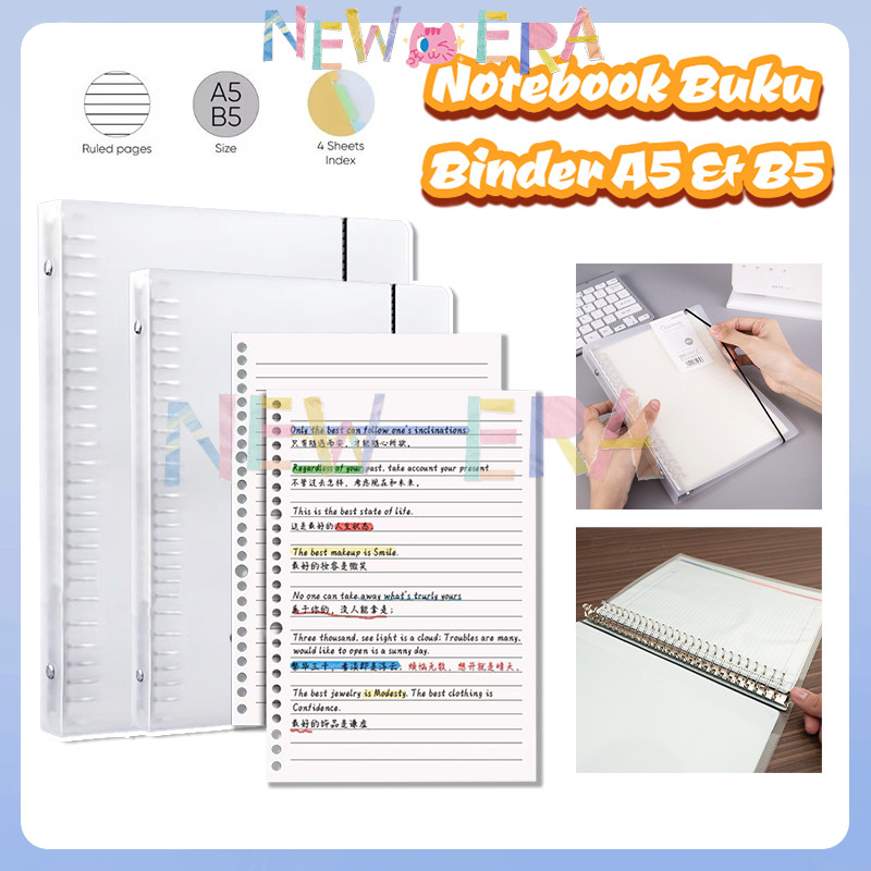 Jual Buku Binder A5 / Buku Binder B5 / Buku Binder Book Paper | Shopee ...