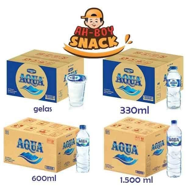 Jual AQUA BOTOL & AQUA GELAS - 330ML 600ML 1500ML 200ML | Shopee Indonesia