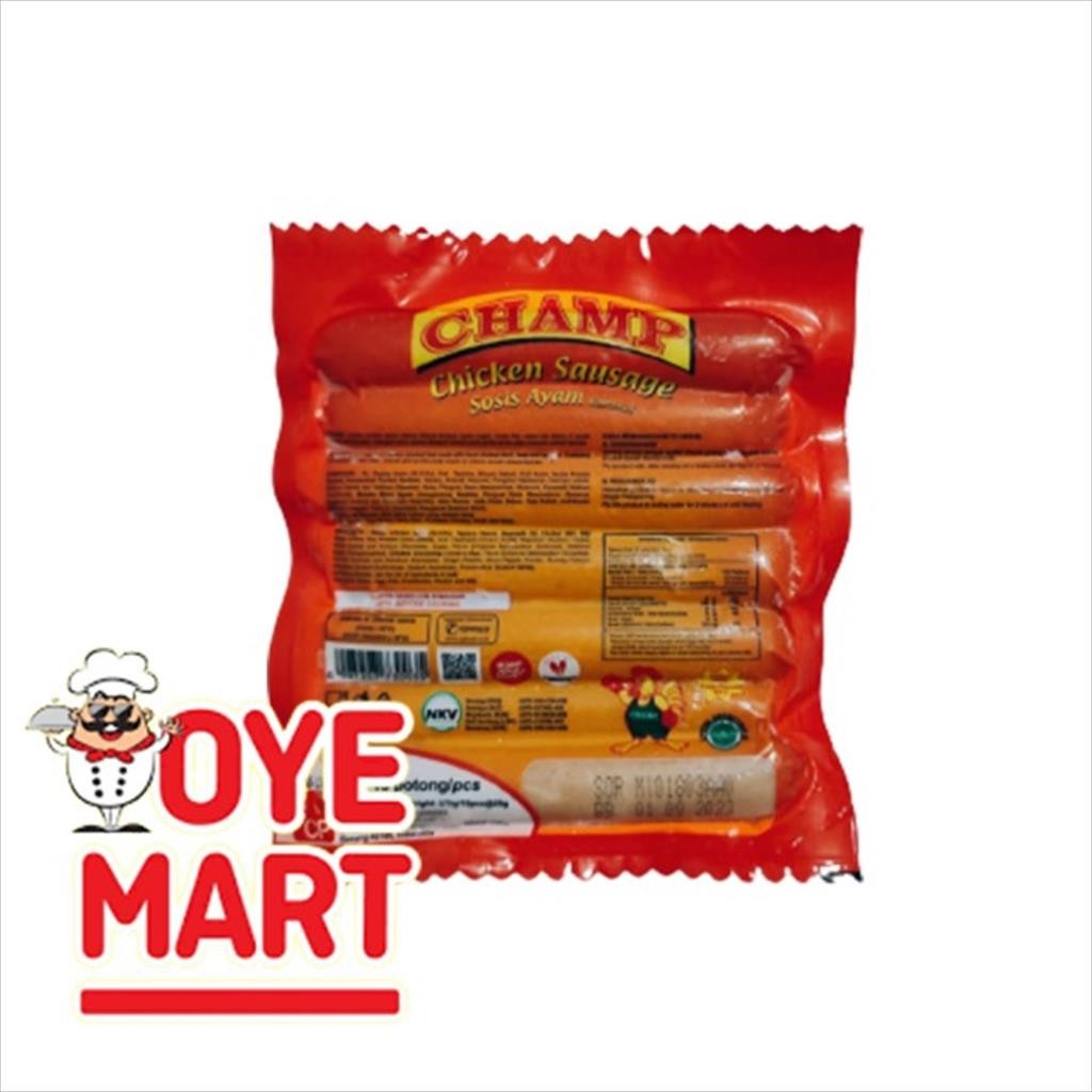 Jual CHAMP CHICKEN SAUSAGE 375 GR (SOSIS AYAM) | Shopee Indonesia