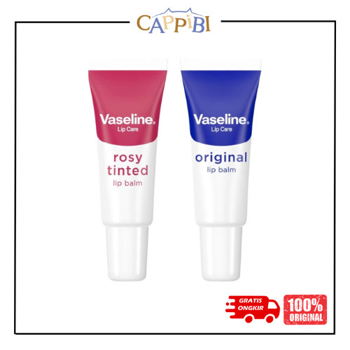 Jual Vaseline Lip Care rosy tinted original lip balm 10g | Shopee Indonesia