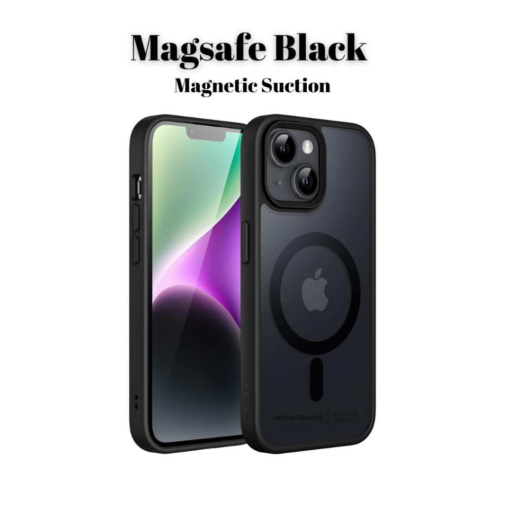 Jual SpaceLink Case Magsafe Black for iPhone 15 14 PLUS 13 12 11 PRO ...