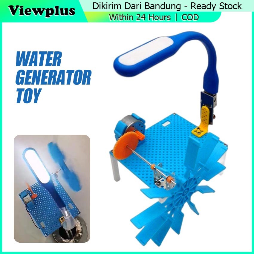 Jual Diy Kit Edukasi Mini Water Turbine Flow Generator Trubine ...