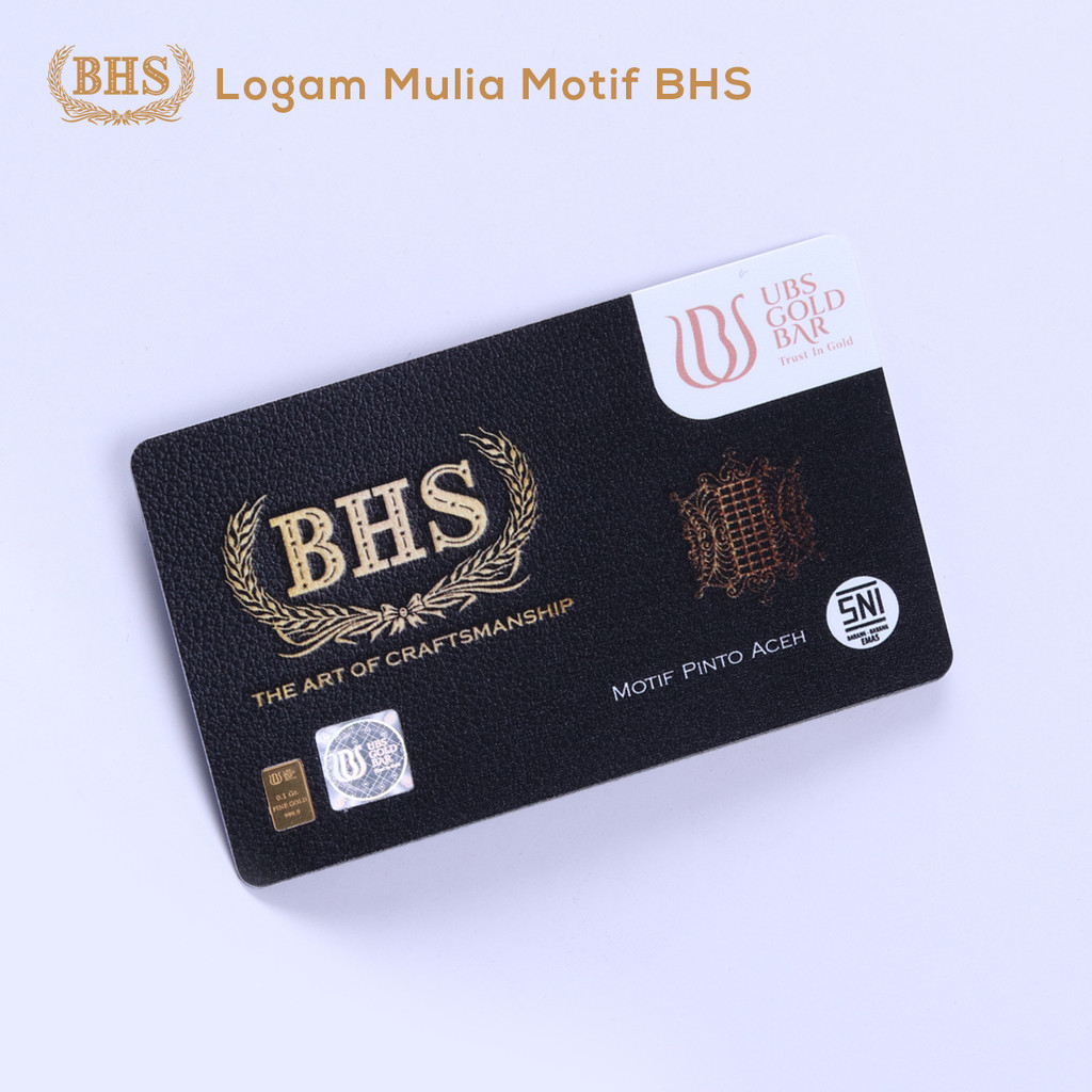 Jual Logam Mulia UBS Mini Gold 0,1 gr Desain BHS Motif Pinto Aceh ...