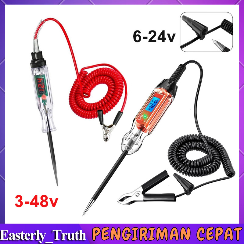 Jual Tespen Digital DC Tester Testpen Kelistrikan Listrik Mobil Motor ...