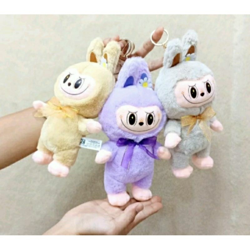 Jual Gantungan kunci Boneka labubu the monsters FULLBODY bahan bulu ...
