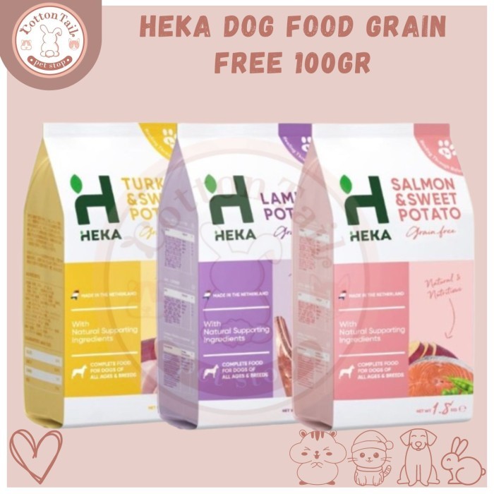 Jual HEKA DOG FOOD GRAIN FREE 100GR | Shopee Indonesia
