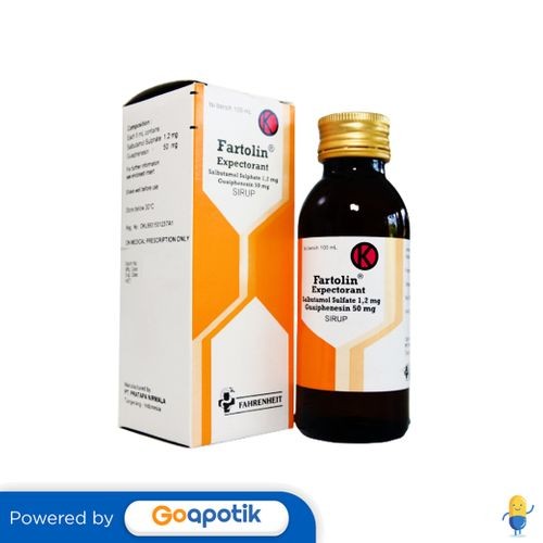 Jual Fartolin Expectorant 100 Ml Sirup | Shopee Indonesia