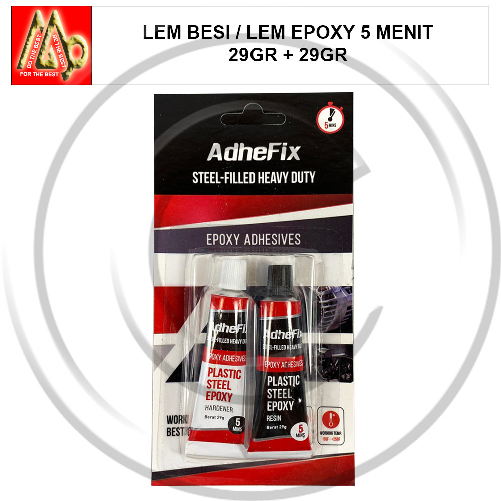 Jual LEM BESI 5 MENIT 58gr ADHEFIX | LEM CAMPUR EPOXY ADHESIVES ...
