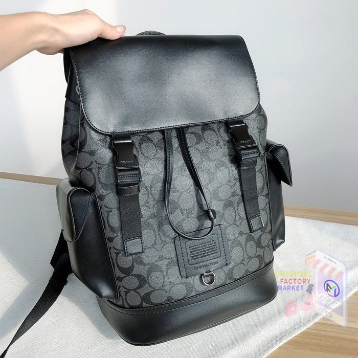 Jual TAS COC Backpack 40344 Rivington In Signature Canvas BLACK ...