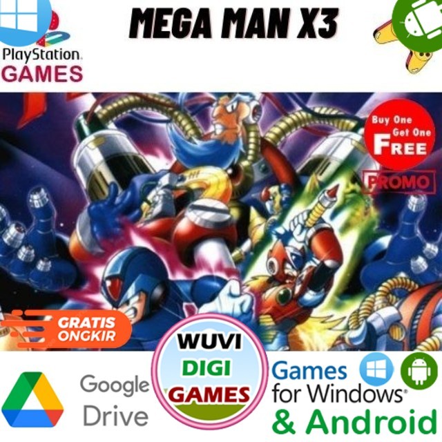 Jual Jual Game PC Mega Man X3 Emulator PS1 | Bisa Main di Android atau ...