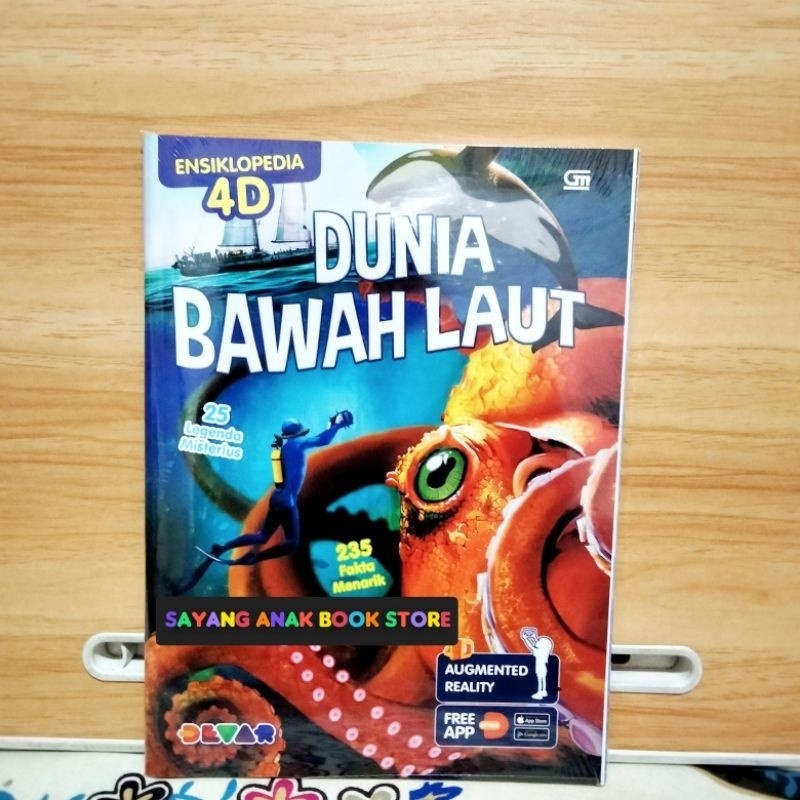 Jual Buku Ensiklopedia 4D Dunia Bawah Laut Devar App | Shopee Indonesia