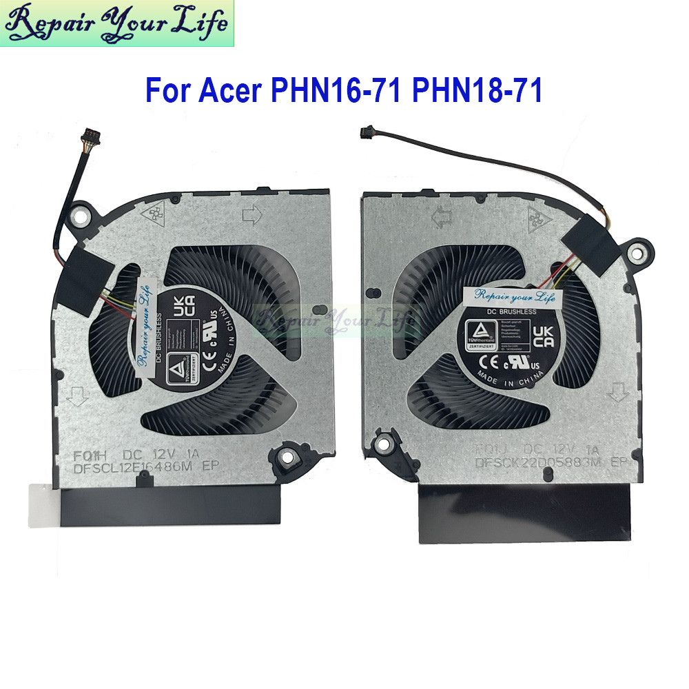 Jual Computer Cooling CPU GPU Fan For Acer Predator Helios Neo 16 PHN16 ...