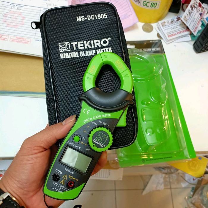 Jual tekiro digital clamp meter ms-dc1905 / tang amper tekiro dc 1905 ...