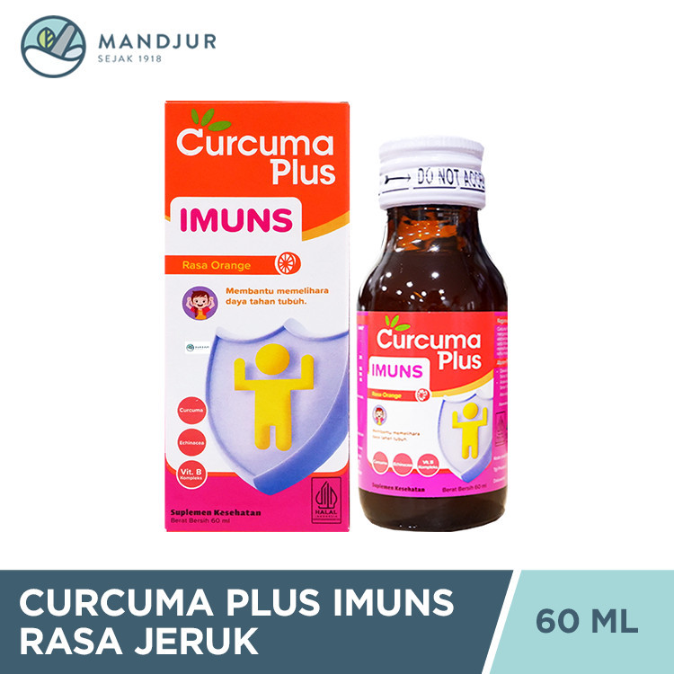 Jual Curcuma Plus Imuns Rasa Jeruk 60 mL - Asupan Penambah Daya Tahan ...