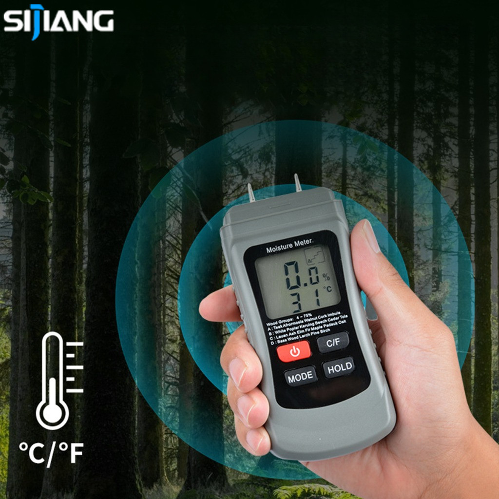 Jual SIJIANG PlantMate Wood Moisture Meter Kayu Kertas Pengukur Kadar ...