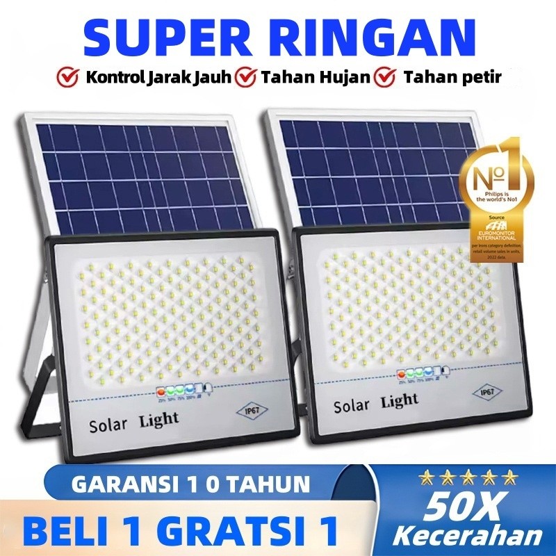 Jual 【 Beli 1 Gratis 1】4000W Yang Ditingkatkan Lampu Tenaga Surya ...