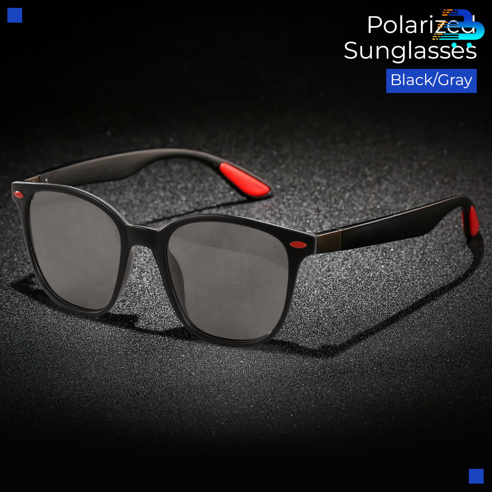 Jual Kacamata Pria Wayfarer Polarized UV Sunglasses / Kacamata Hitam / Kacamata Motor | Shopee ...