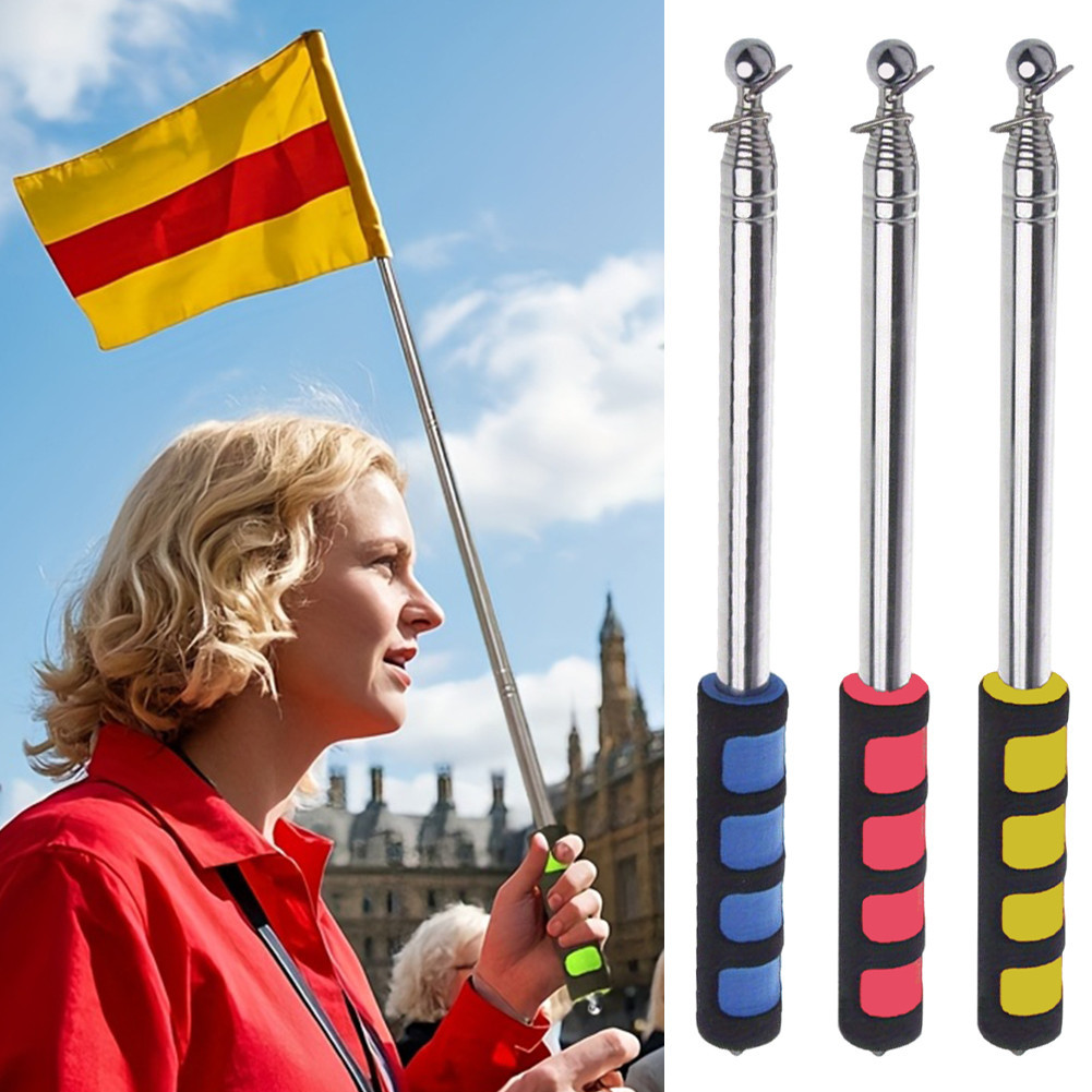 Jual COD 2 Meter Tiang Bendera / Tongkat Bendera / Telescopic Pointer ...
