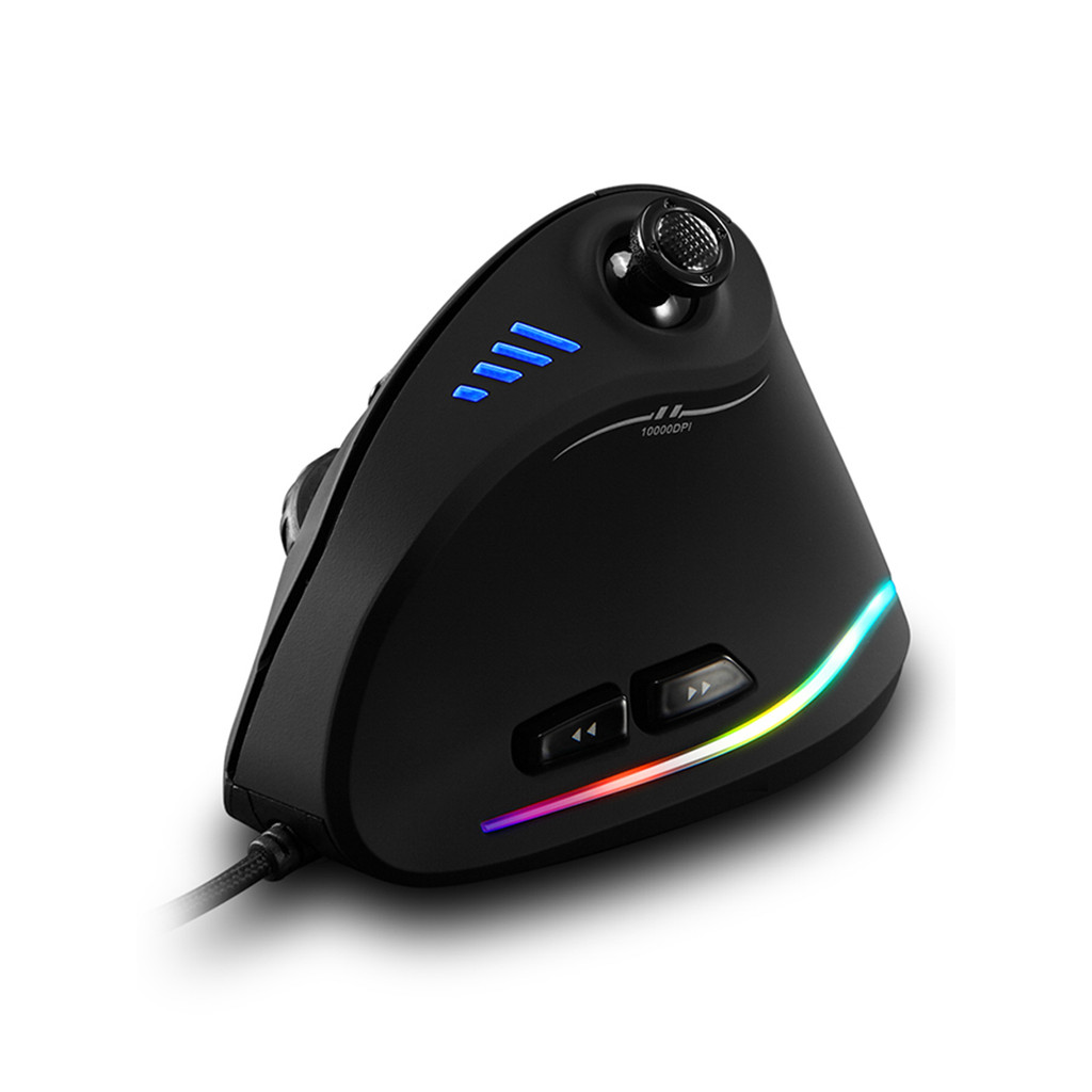 Jual C-18 Vertical Gaming Mouse 10000 DPI Programmable 11 Buttons USB ...
