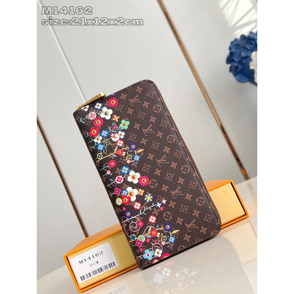 Jual Dompet Wanita Louis Vuitton Zippy Monogram Kolaborasi Takashi ...