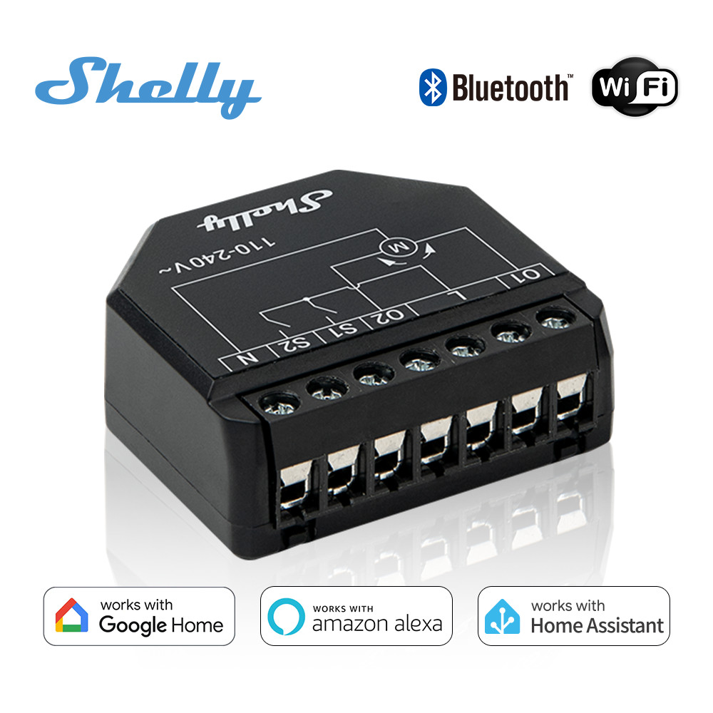 Jual Shelly Shutter Wifi Smart Curtain Module Blinds Roller Shutter ...