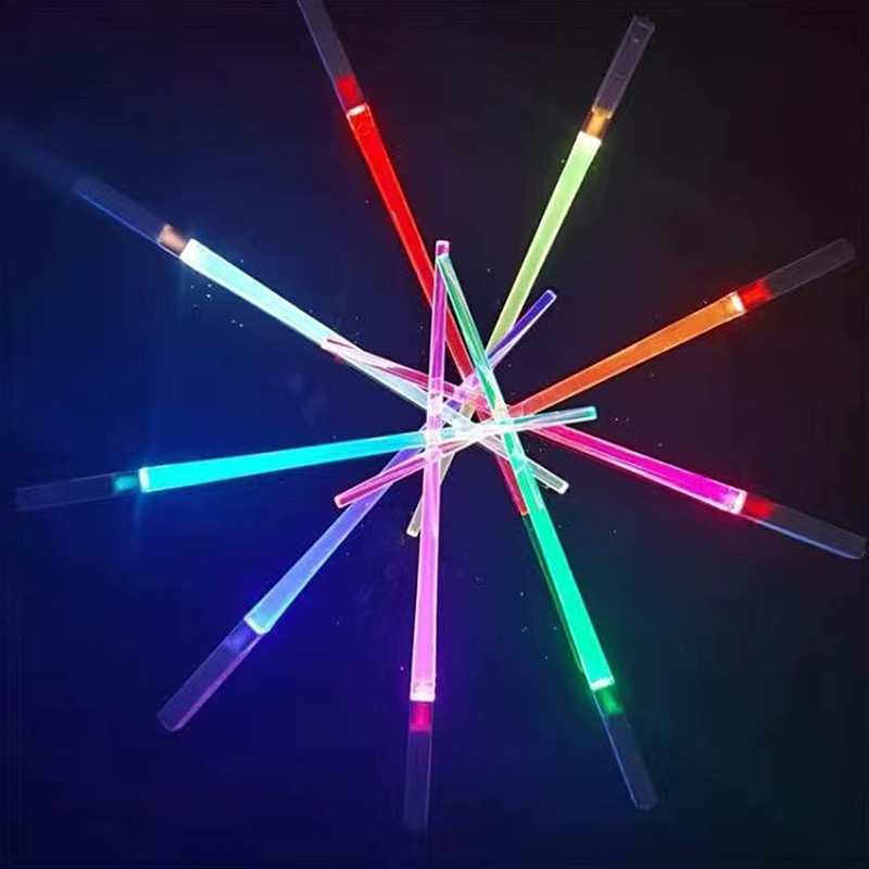 Jual 1 Pair Glowing Chopsticks Light Up Sticks Versatile LED Chopsticks ...