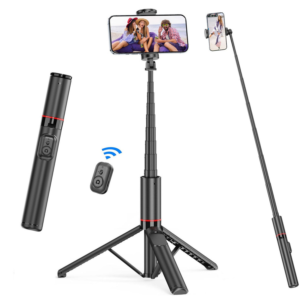 Jual Selfie Stick with Tripod Stand and Remote, 52" Extendable Selfie ...