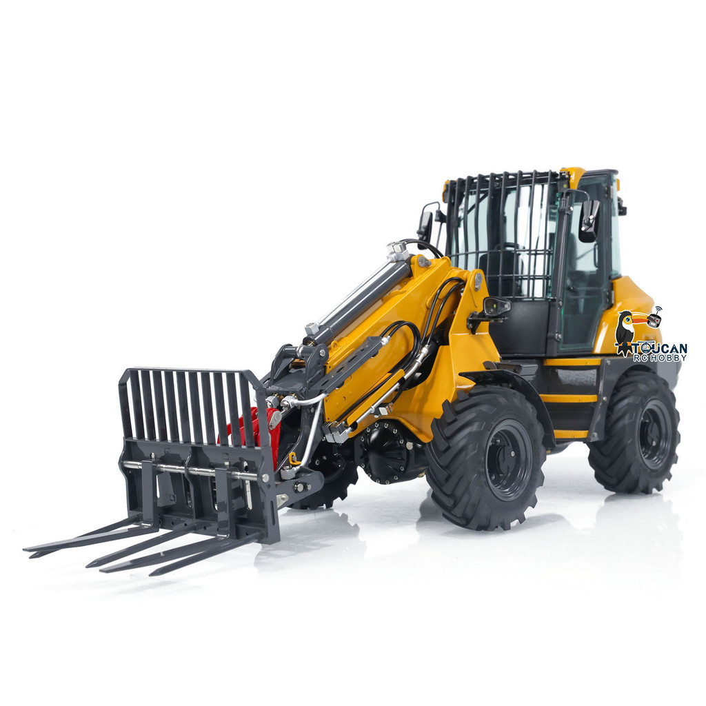Jual LESU AT1050 RC Loader 1/14 Hydraulic Metal Model Telescopic Arm ...