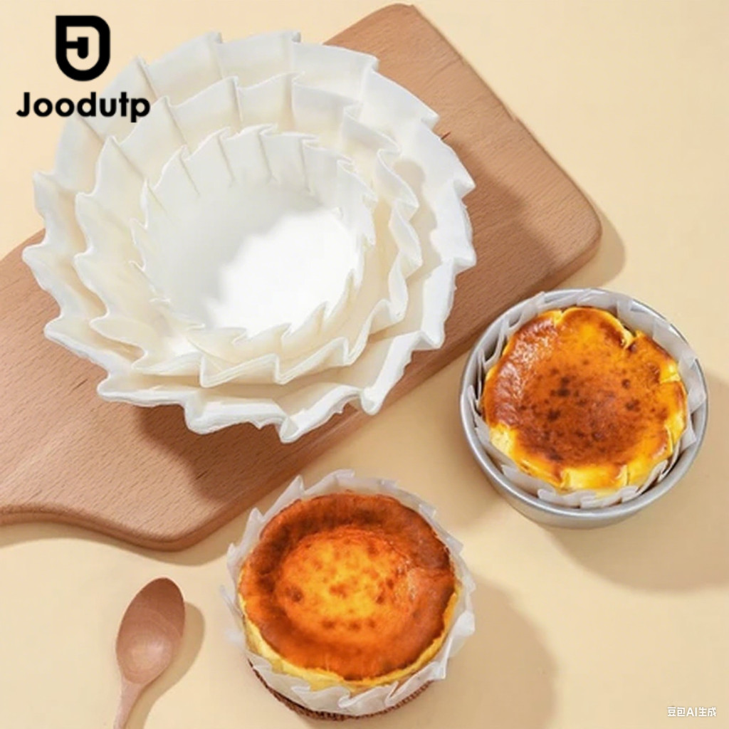 Jual JOODUTP Paper Basque Cheesecake Baking Paper Liner Round Kertas ...