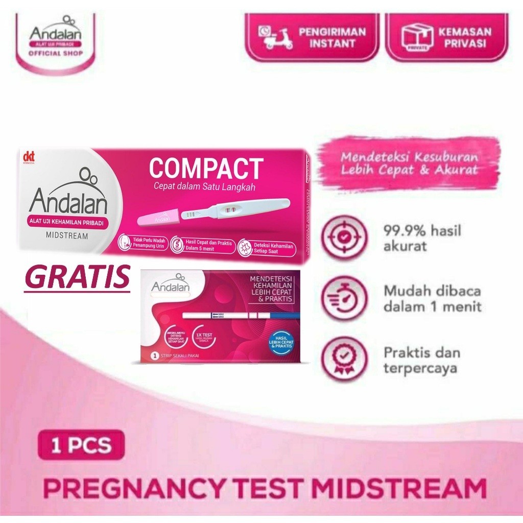 Jual [BUY 1 GET 1] Andalan Midstream GRATIS Andalan Strip - Alat Tes ...