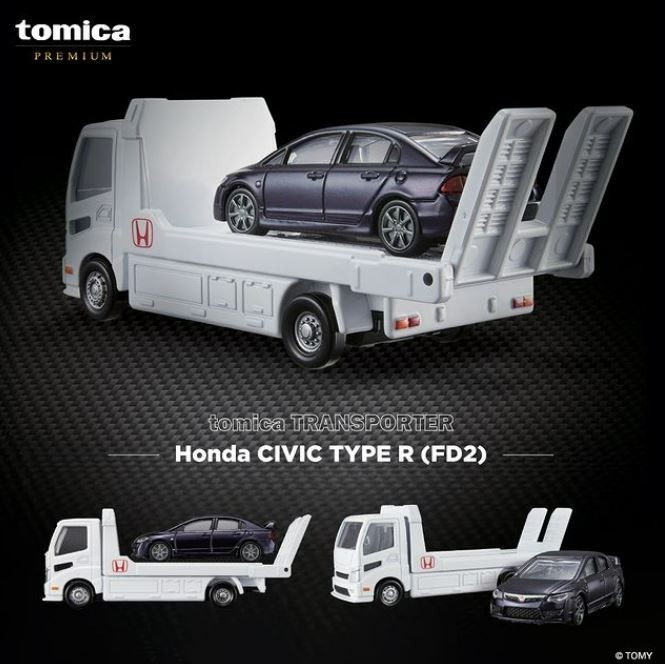 Jual Tomica Premium Transporter Honda Civic Type R FD2 | Shopee Indonesia
