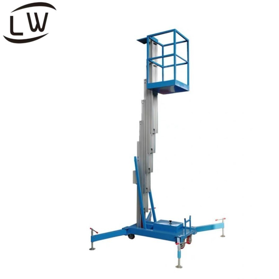 Jual SCISSOR LIFT DOUBLE MAST ALUMUNIUM ELECTRIC HYDRAULIC 8 METER ...