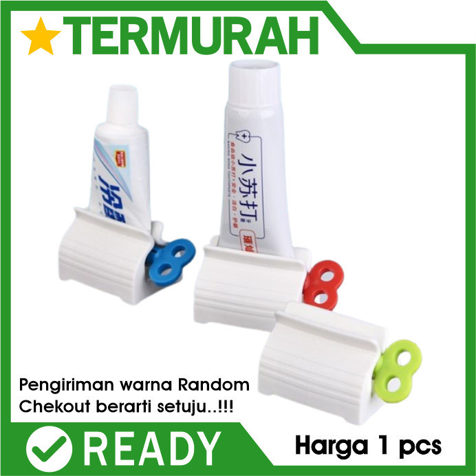 Jual Dispenser Odol Model Roll tube pasta gigi Putar Penjepit Gulung ...