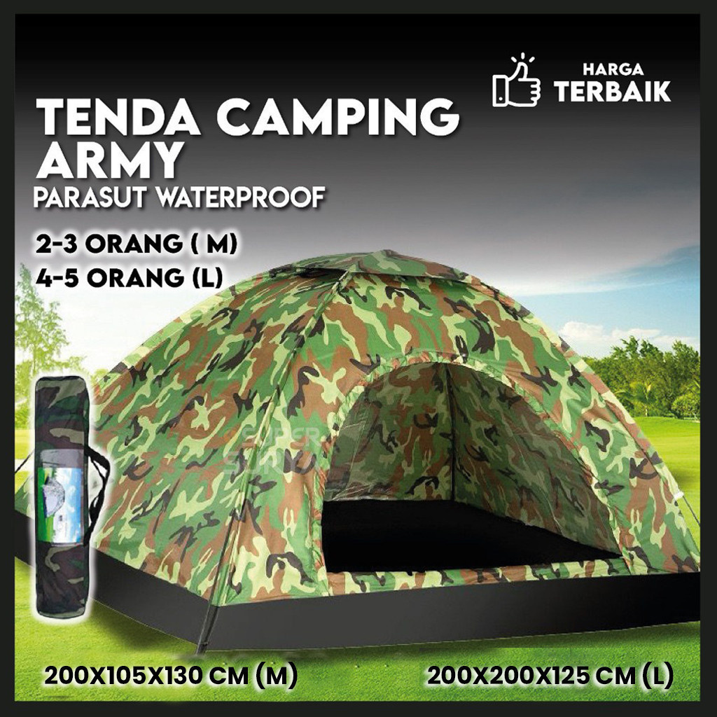 Jual ZT54JA Tenda Camping 2 4 Orang Dome Kapasitas Parasut Waterproof ...