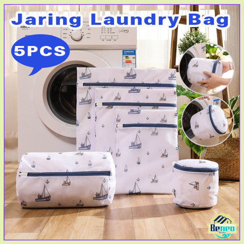 Jual 5pcs/Set Jaring Laundry Bag Jaring Baju Kotor Kantong Jaring Bra ...