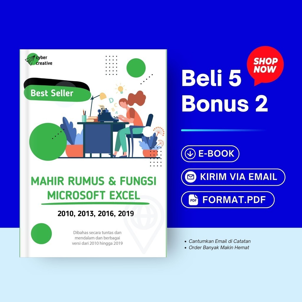 Jual [E-2032] Ebook Mahir Rumus Dan Fungsi Microsoft Excel (2010-2019) | Shopee Indonesia