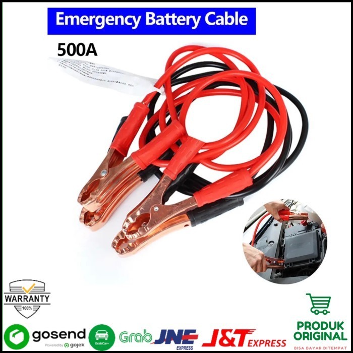 Jual Kabel Jemper Aki Mobil 500 AMP kabel Jumper 500A Booster Cable ...