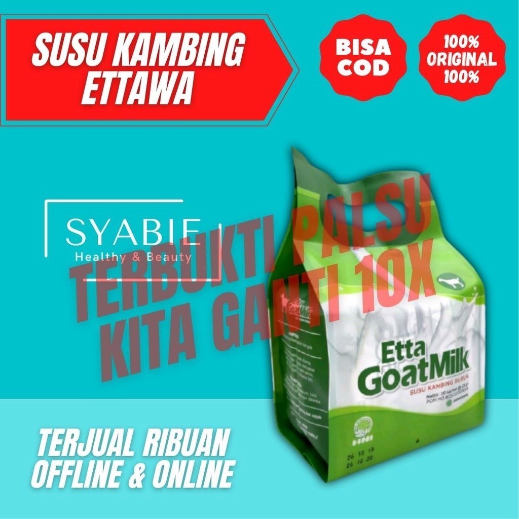 Jual SYABIE Etta Goat Milk HNI | EGM ORI | Susu Kambing Ettawa EGM HNI ...