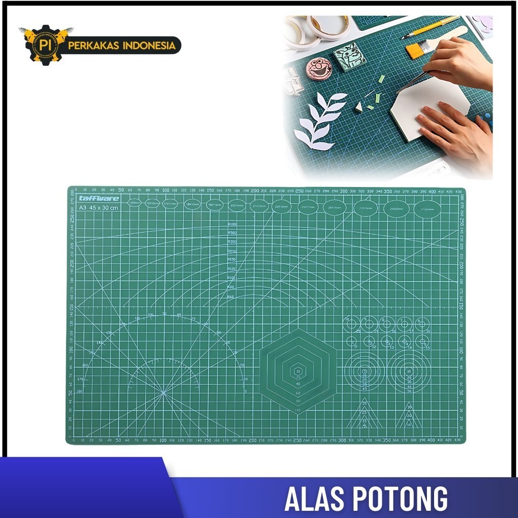 Jual Alas Potong Cutting Mat PVC Work Cutting Mat Pad Dua Sisi Tambal Sulam Alat DIY Alas ...