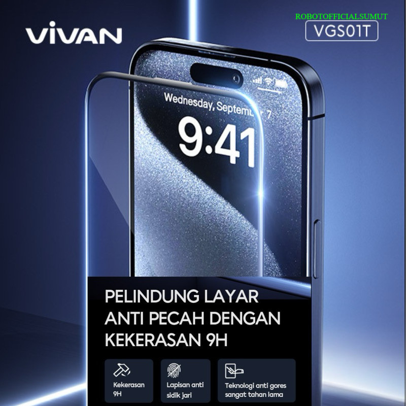 Jual VIVAN VGS01T Tempered Glass Premium iPhone XR/11/11 Pro/11 Pro Max ...