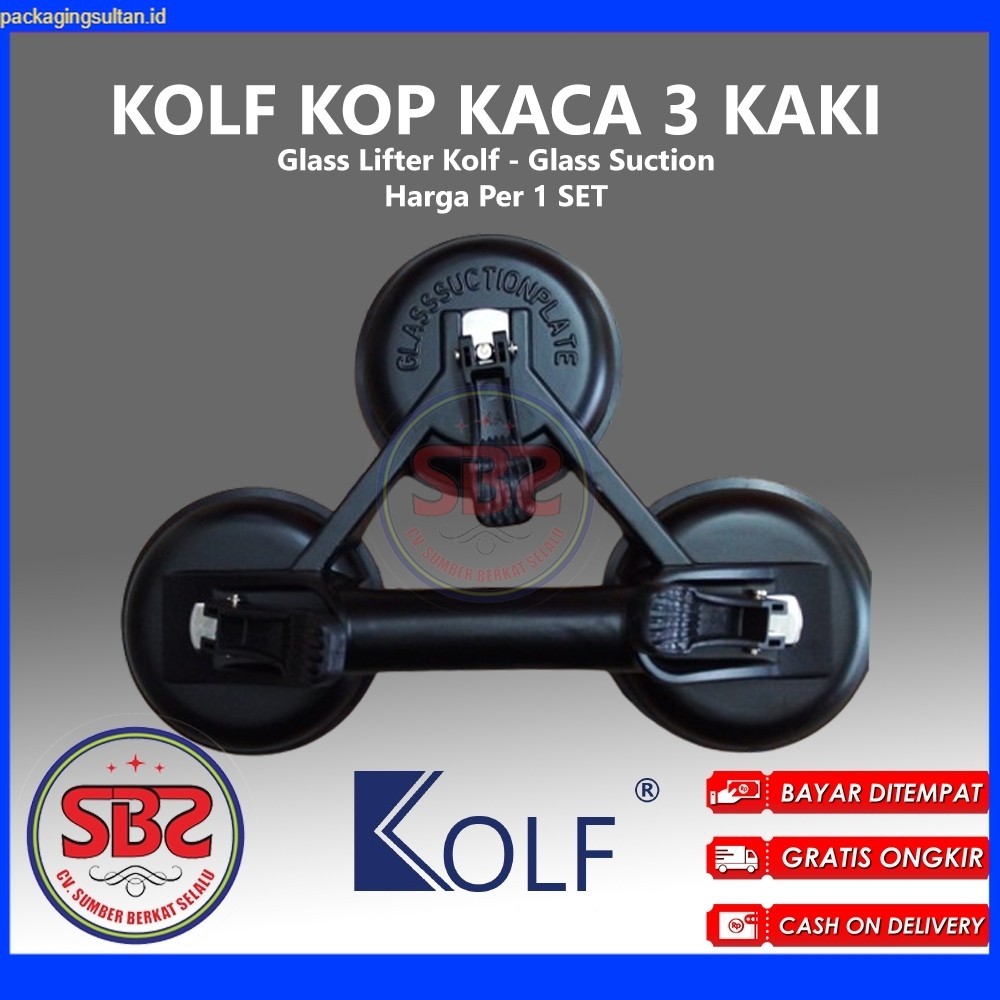 Jual KOLF KGS-830 KOP KACA KAKI 3 KOLF - GLASS SUCTION - GLASS LIFTER ...