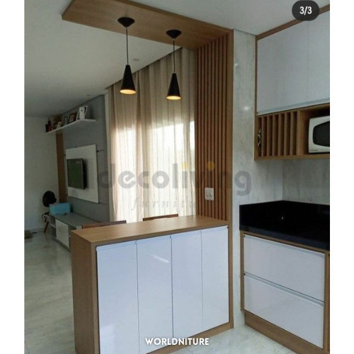 Jual Rivas Meja Bar Mini Bar Minimalis Modern Full Set 120 Cm dan 150 ...