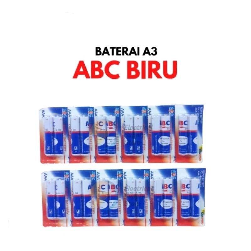 Jual Baterai Remot ABC AAA / A3 Batrai batre batray HARGA PER 12 PCS ...