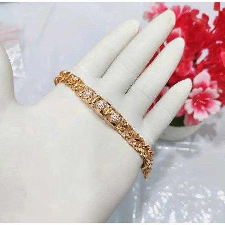 Jual DBN - Gelang Tangan Sisik Naga Model Terbaru 2024 Xp Emas Wanita ...