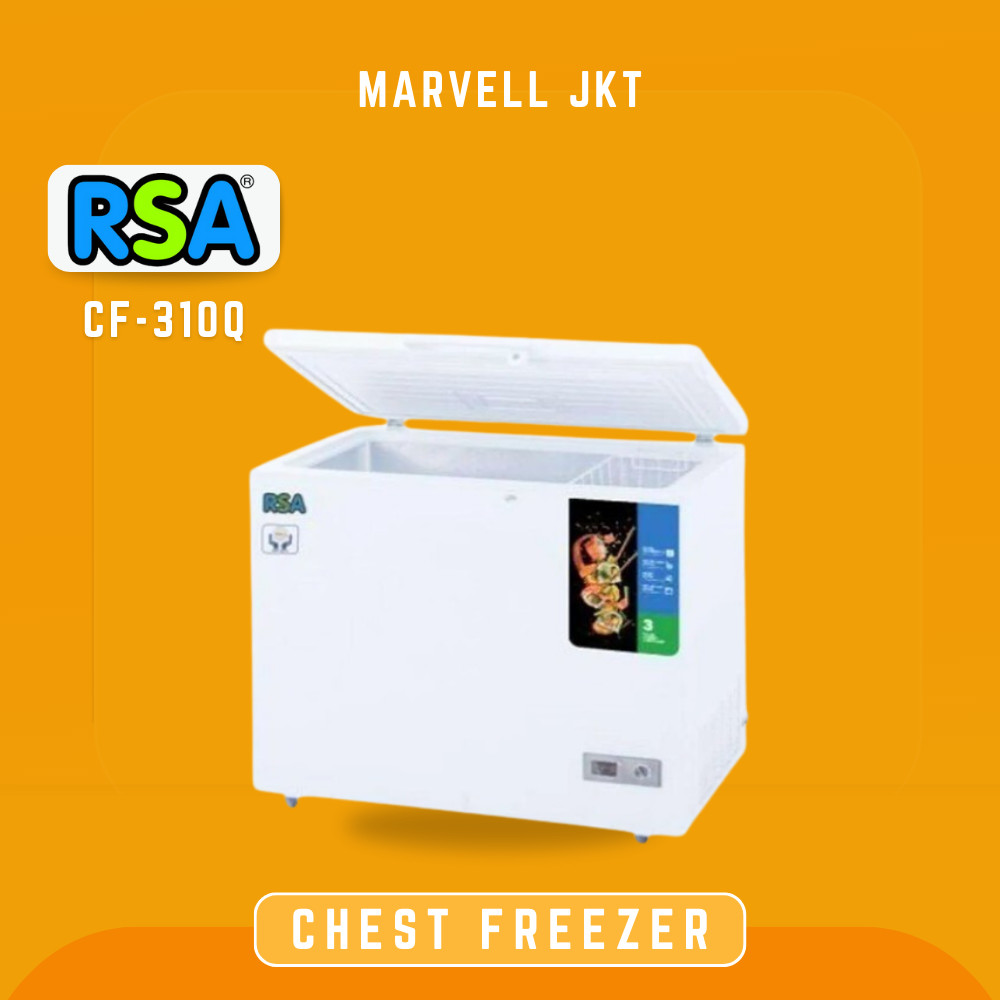 Jual RSA CF 310Q CF-310Q CHEST FREEZER BOX CHEST FREEZER 300 LITER ...